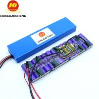 China Custom 36V 20Ah Lithium Ion Battery Pack for E-Bike 18650 Cells with BMS for sale