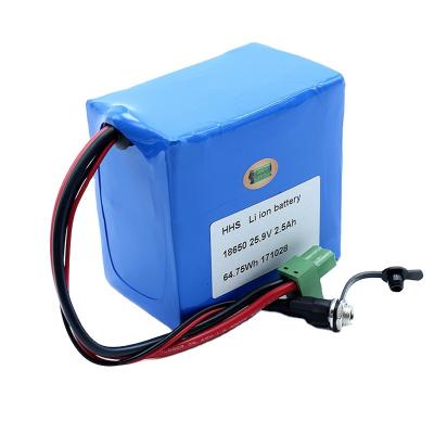 China 25.9V 2000mAh 7S1P 18650 Rechargeable Li-Ion Battery Pack for Power Tools for sale