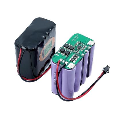 China HHS 18650 4S 14.8V 6.6Ah 12Ah Lithium Battery Pack for Bait Boat RT3 RT4 for sale