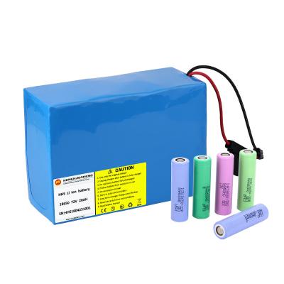 China 72V 100Ah LiFePO4 Battery Pack for Electric Scooter Bicycle Motorcycle Custom Capacity 2Ah to 200Ah for sale