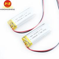 China 102050 Flexible Thin Lipo 3.7 V 1000mah Lithium Polymer Battery for sale
