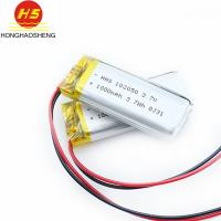China 102050 Flexible Thin Lipo 3.7 V 1000mah Lithium Polymer Battery for sale