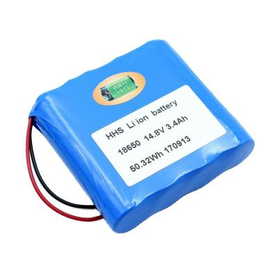 China HHS 4 Cell Rechargeable Li Ion Battery Pack 14.8 V 2200mah for sale