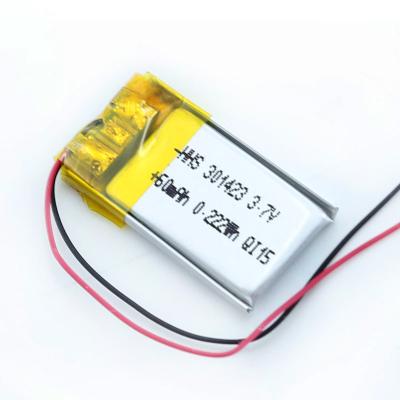 China 3.7V Rechargeable Lithium Polymer Battery 500 Cycles Custom Capacity Lipo for sale