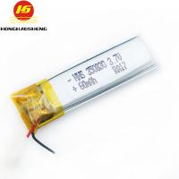 China 3.7V Rechargeable Lithium Polymer Battery 500 Cycles Custom Capacity Lipo for sale