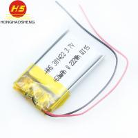 China 3.7V Rechargeable Lithium Polymer Battery 500 Cycles Custom Capacity Lipo for sale