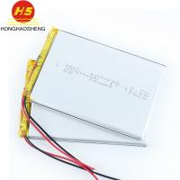 China 3.7V Rechargeable Lithium Polymer Battery 500 Cycles Custom Capacity Lipo for sale
