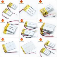 China 3.7V Rechargeable Lithium Polymer Battery 500 Cycles Custom Capacity Lipo for sale