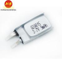 China Ultra Thin 020815 3.7V 9mah Lithium Polymer Battery for sale