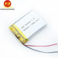China Customized 3.7v 500mah Lipo HHS Li Ion Polymer Battery for sale