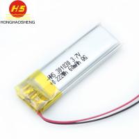 China CE RoHS 3.7v HHS Ultra Thin Lipo Battery for sale