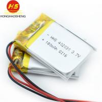 China Mini Lipo 402030 3.7 V 180mah Lithium Polymer Battery for sale