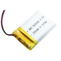 China 250mah Rechargeable Li Polymer Battery 3.7 V For Headset for sale