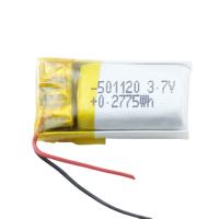 China Lipo 401120 501220 2C 500mah Lithium Polymer Battery for sale