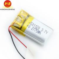 China Lipo 401120 501220 2C 500mah Lithium Polymer Battery for sale