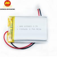 China 4.07wh 3.7v 1100mah Lipo 603450 HHS Battery for sale