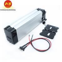 China Silver Fish Case 36v 10ah HHS Electric Bike Battery for sale