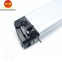 China Silver Fish Case 36v 10ah HHS Electric Bike Battery for sale