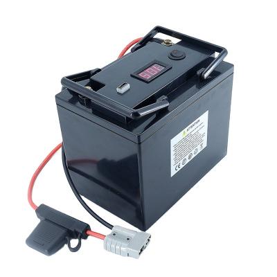 China HHS 5000 Cycles LiFePO4 12V 50Ah Solar Storage Lithium Battery Pack for sale