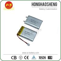 China HHS 803450 1500mAh Lithium Ion Polymer Rechargeable Battery for sale