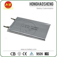 China HHS 011461 180mAh Rechargeable Lithium Polymer Battery Ultra Thin for sale