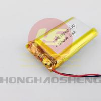 China HHS 103450 2000mAh 3.7V Rechargeable Lithium Polymer Battery 500 Cycles for sale
