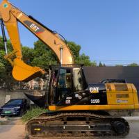 China Agricultural Used CAT Excavator Second Hand Backhoe Excavator CAT325D Yellow Color for sale