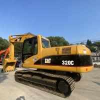 China 10T CAT320C Used Construction Machinery 2nd Hand Crawler Caterpillar Excavator 110kw for sale