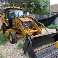 China 3283kg Load Used Loader 2nd Hand CAT 420F Backhoe Loader 76.1kW For Construction for sale