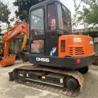 China Farmland Used Mini Excavator DOOSAN 55 Crawler Excavator Construction Equipment for sale