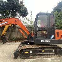 China Farmland Used Mini Excavator DOOSAN 55 Crawler Excavator Construction Equipment for sale