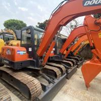 China Farmland Used Mini Excavator DOOSAN 55 Crawler Excavator Construction Equipment for sale
