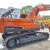 China Second Hand DOOSAN Hydraulic Digger DH225 Used Excavating Equipment for sale