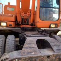 China Doosan 210w-7 Used Wheel Excavator Digger 115kW For Mining Industry for sale