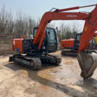 China Hitachi ZX70 Used Hydraulic Excavator Crawler Type Excavator 6510 kg for sale