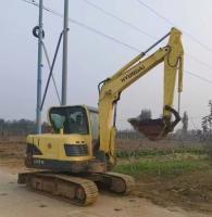 China Second Hand Hyundai 60 Excavator Digger Mini Hydraulic Crawler Excavator 5850kg for sale