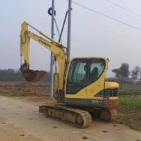 China Second Hand Hyundai 60 Excavator Digger Mini Hydraulic Crawler Excavator 5850kg for sale