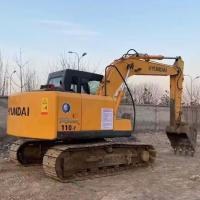 China Hyundai R110-7 Used Crawler Excavator Second Hand Digger 11200kg 0.30-0.59m3 Bucket for sale