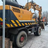 China Hyundai 150w Used Wheel Excavator Heavy Duty Second Hand Earth Moving Equipment for sale