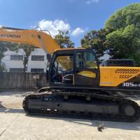 China 125KW Used Hyundai Excavator Hyundai 305lc-9s Hydraulic Crawler Excavator Yellow Color for sale