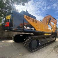 China Hyundai 520 Used Excavator Material Handling Old Construction Machinery for sale