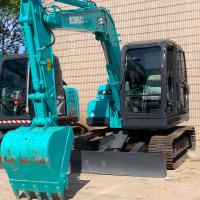 China 7000 Kg Hydraulic Used Excavator Kobleco Sk75 41kw Digger For Construction for sale