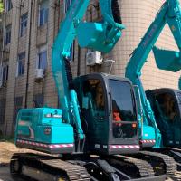 China 7000 Kg Hydraulic Used Excavator Kobleco Sk75 41kw Digger For Construction for sale