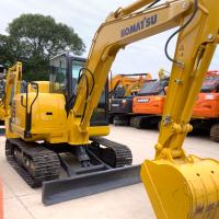 China Used Komatsu Excavator with 5300kg Working Weight 0.055 - 0.22m³ Bucket Capacity and 2.6/4.1km/h Walking Speed for sale
