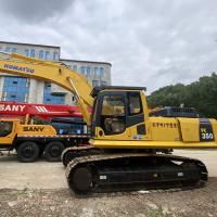 China Yellow Color Komatsu PC350 Used Komatsu Diggers 32300kg For Construction Mining for sale