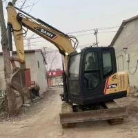 China 2200rpm Used Mini Digeer SANY 75C Second Hand Excavator Machine 7280kg for sale
