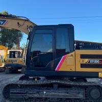 China Hydraulic Used Excavator Digger SANY135C Used Construction Equipment for sale