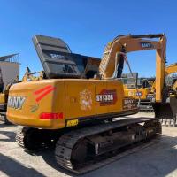 China Used SANY SY135 Excavator High Strength Old Hydraulic Crawler Excavator for sale