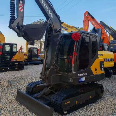 China 5790kg Used Volvo Excavator VOLVO EC60 Earth Moving Machinery 0.3 Cubic Meters Bucket for sale