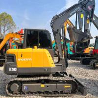 China 5790kg Used Volvo Excavator VOLVO EC60 Earth Moving Machinery 0.3 Cubic Meters Bucket for sale